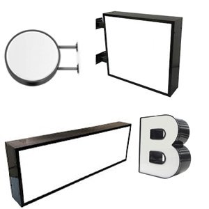 Sign boxes & Channel letters